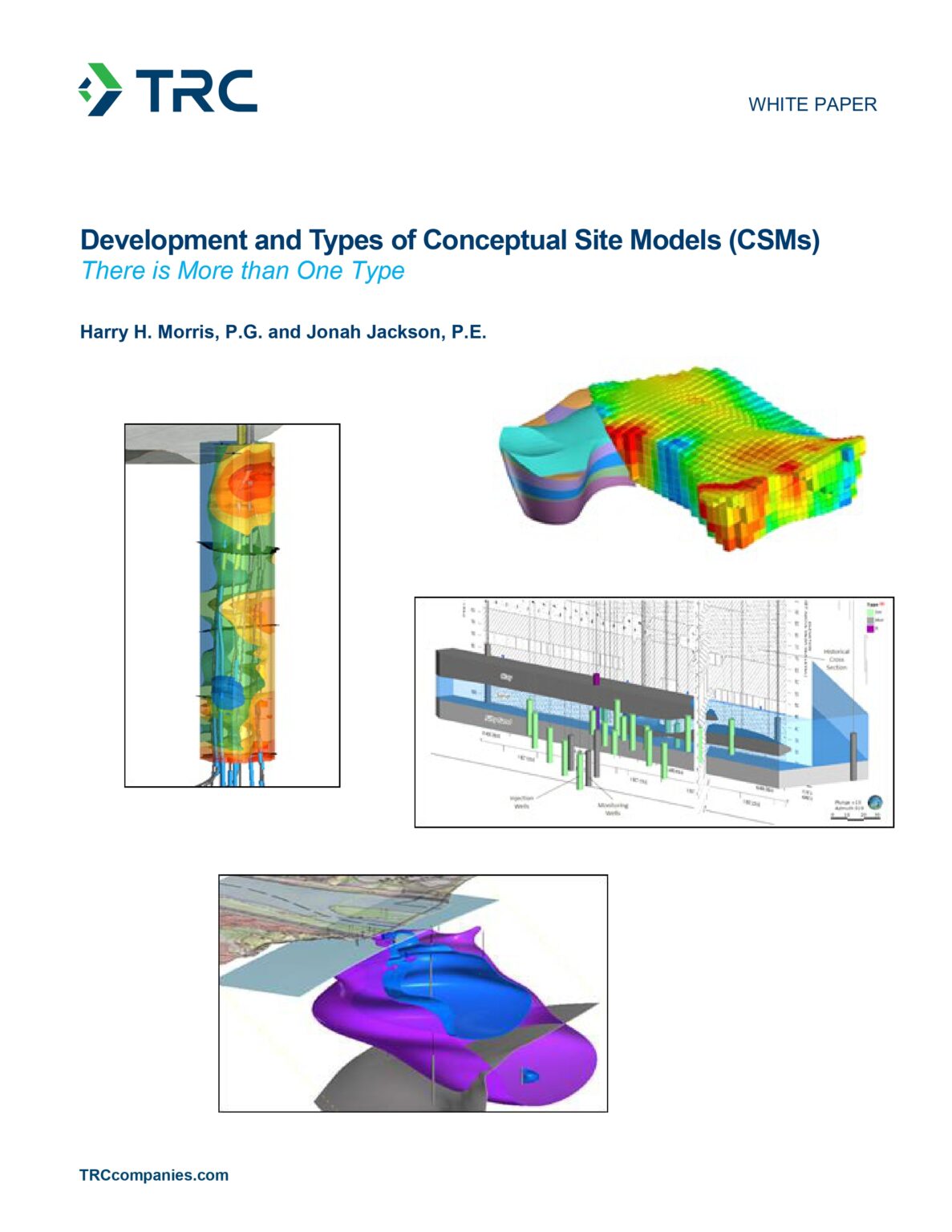 Development and Types of Conceptual Site Models (CSMs)